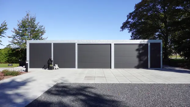 Garage aus stahl – funktional und modern
